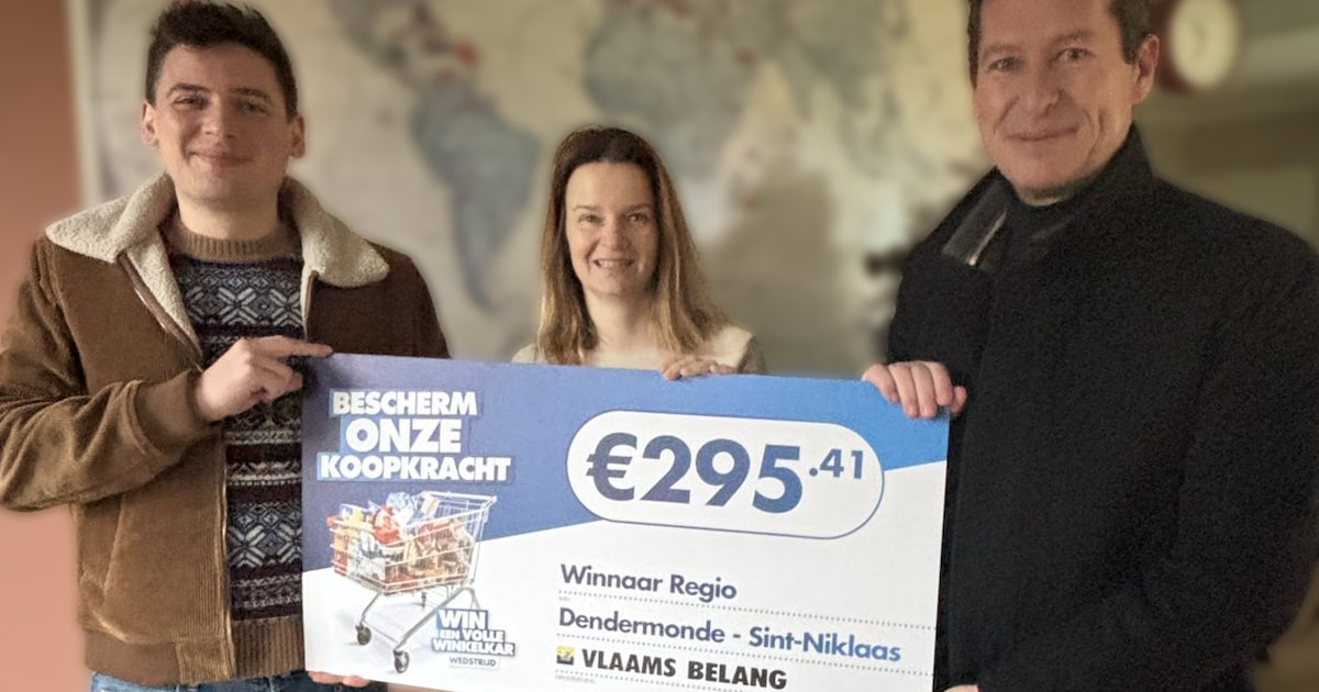 Carolien uit Buggenhout wint goedgevulde winkelkar dankzij sociale ...