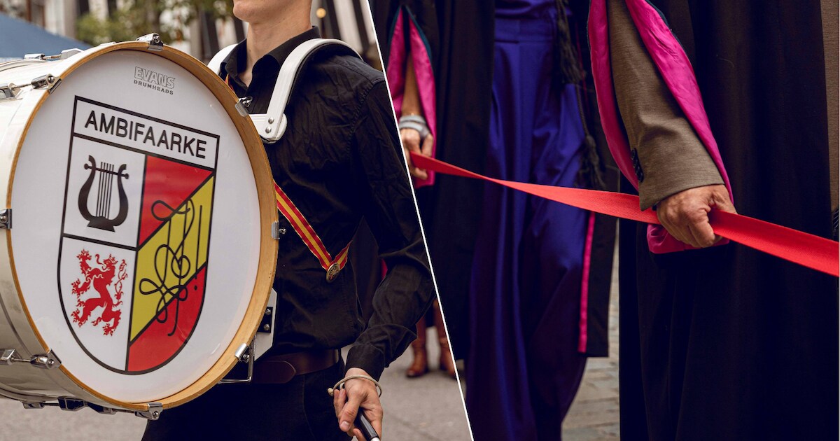 IN BEELD. Studentenfanfare Ambifaar opent studiejaar met nummers van ...