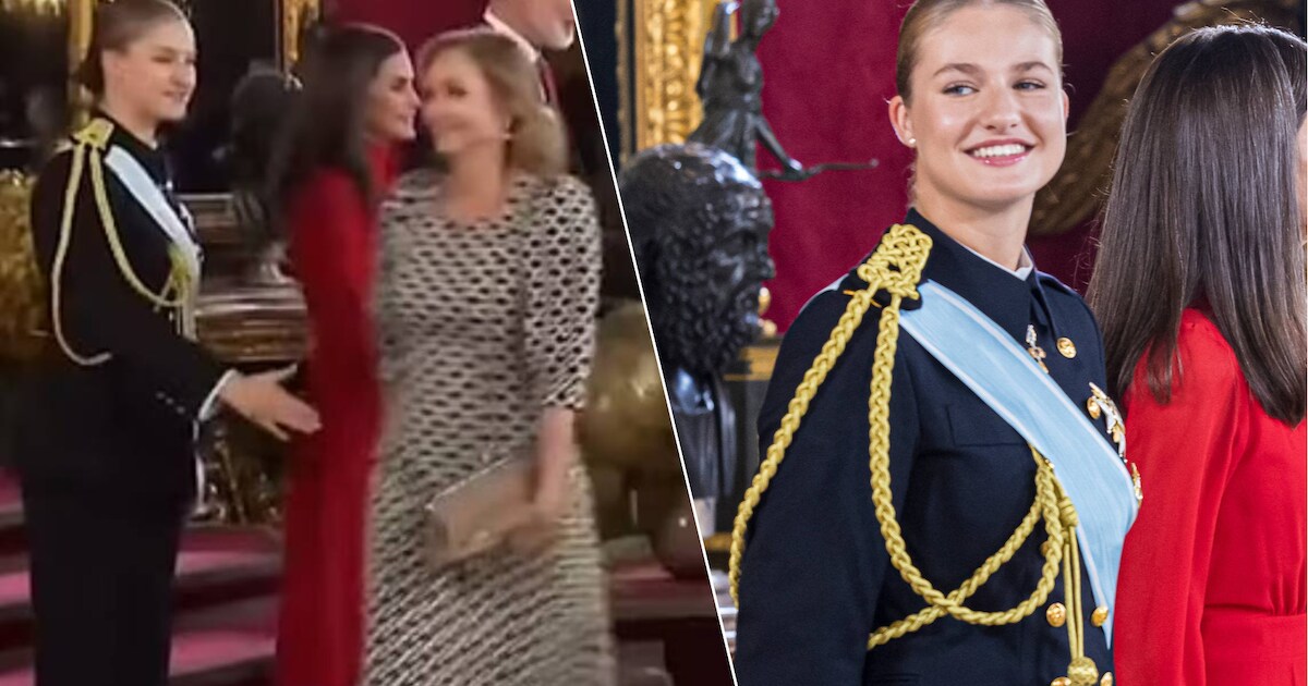 Gênant: Spaanse prinses Leonor wordt straal genegeerd door meerdere ...
