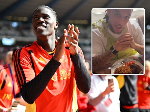 Zelfs op hun vrije dag zijn ze samen: Rode Duivel Amadou Onana nodigt ...