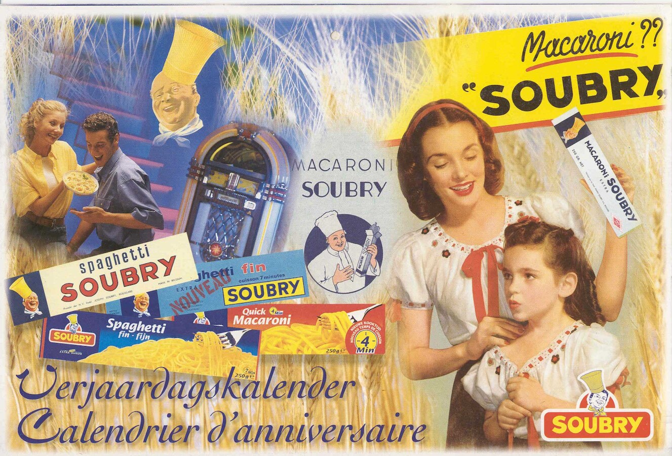 100 jaar Soubry, het bedrijf dat de Belg meer dan spaghetti leerde eten ...
