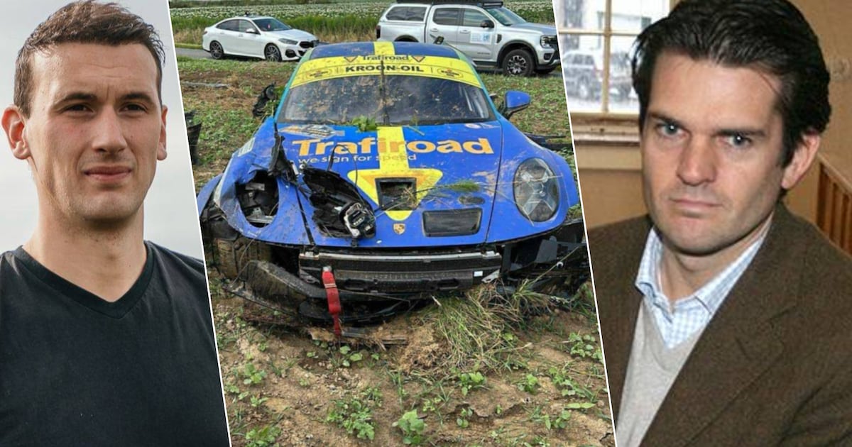 ‘Keizer van de Wegwijzer’ Glenn Janssens crasht met Porsche in ...