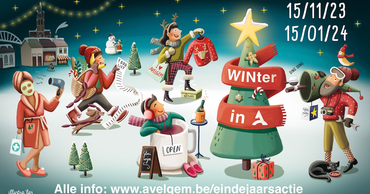 Avelgem trapt eindejaarsactie ‘Winter in A’ officieel af | Regio | HLN.be