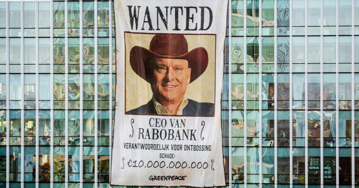 Greenpeace mag foto van Belgische Rabobank-topman gebruiken op ‘wanted ...