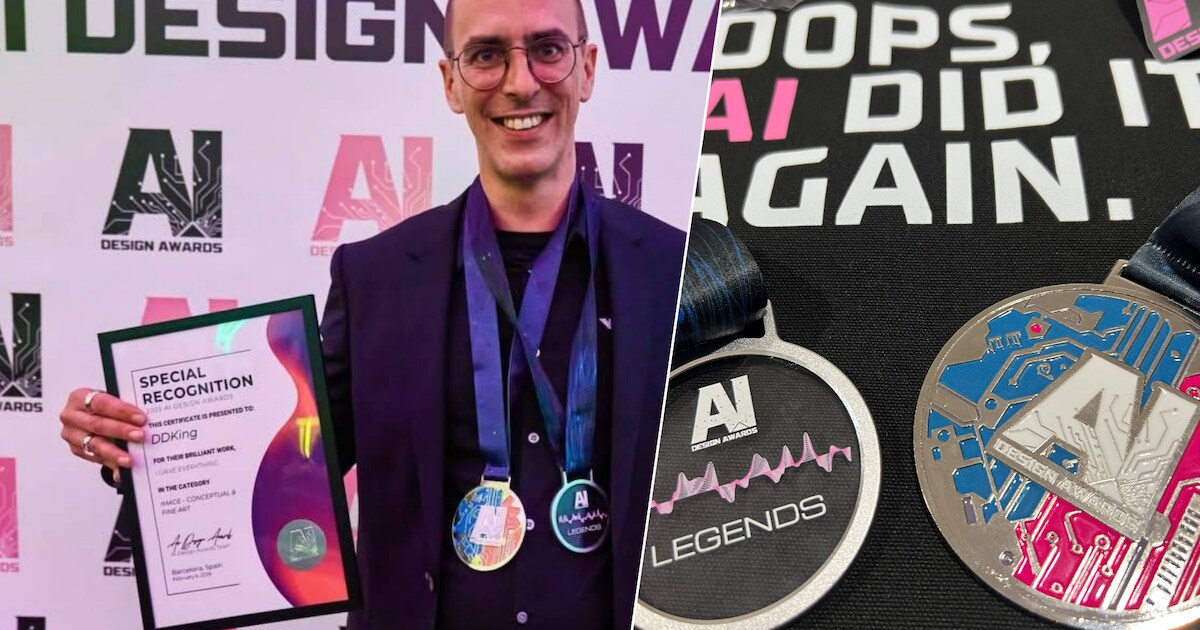 AI-kunstenaar ‘DD King’ valt opnieuw in de prijzen op AI Design Awards ...