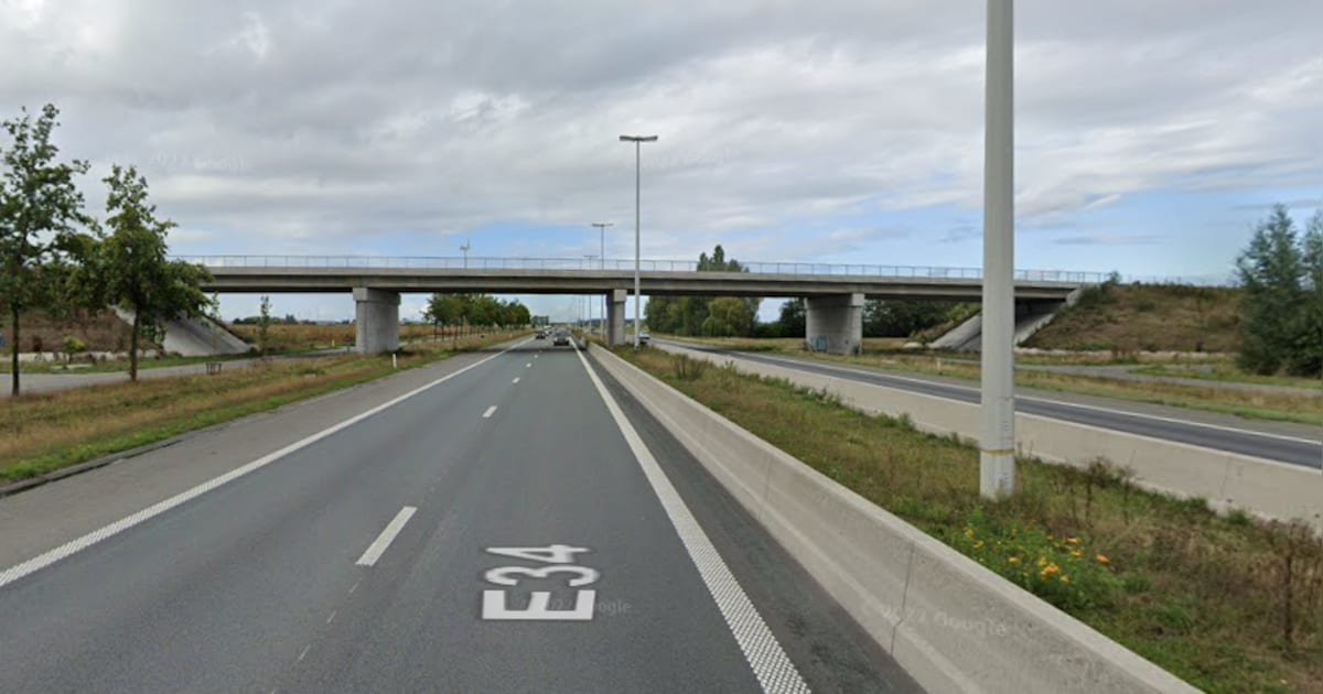 Opgepast: vanaf nu trager op stukje van E34 tussen Zelzate en Assenede ...
