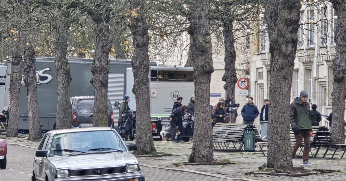Straat in Antwerpen even afgesloten voor opnames van nieuwe ...
