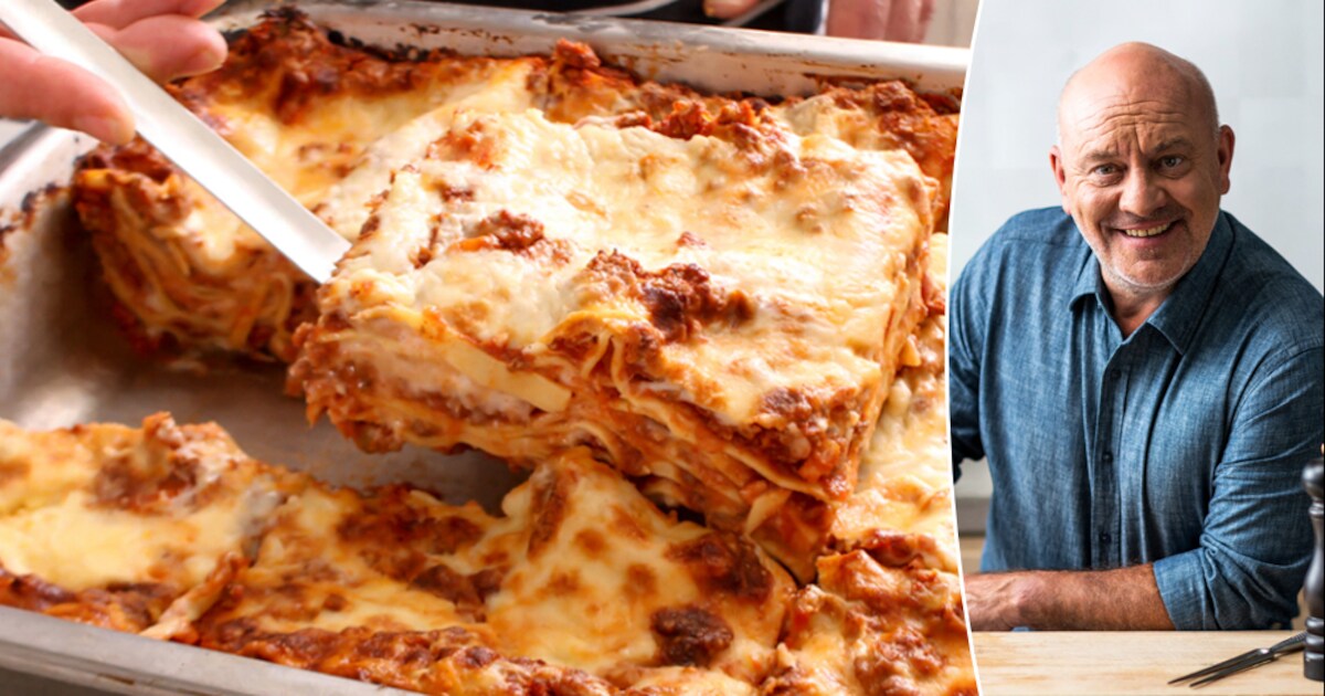 Zo maak je een stevige lasagne volgens Piet Huysentruyt. “Deze ...