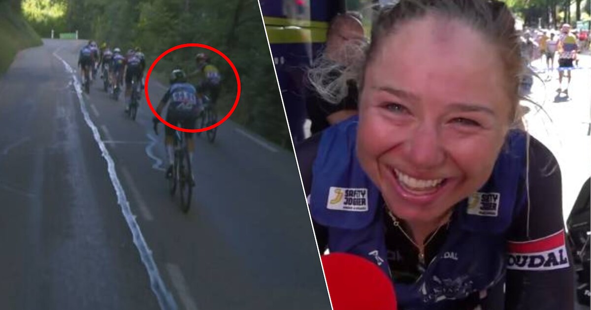 “Hopelijk hoorden jullie dat niet op tv”: Justine Ghekiere schreeuwt ...