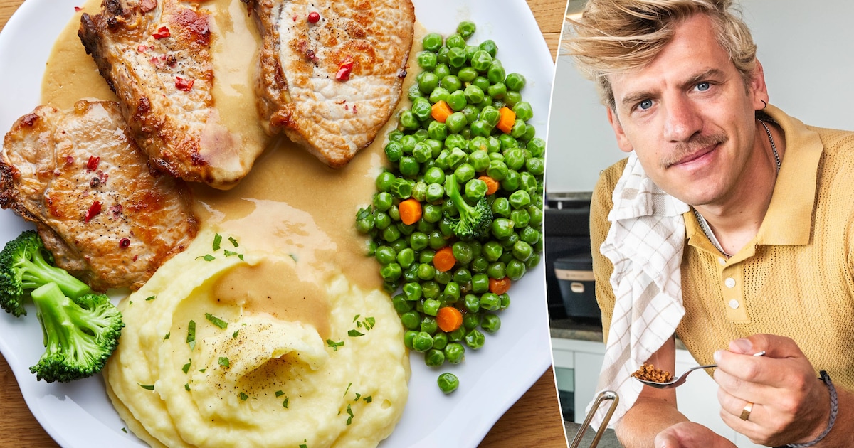 Eerst je groentjes en vlees, en dan pas je patatjes. Val je echt ...