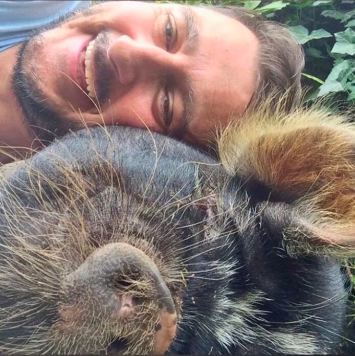 Mario (51) vindt zijn varkentje George terug na 7,5 jaar: “Ik heb drie ...