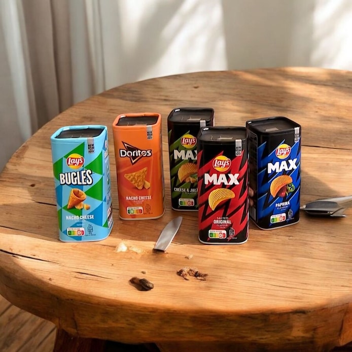 Chips in kartonnen verpakking komt ook naar ons land, maar Colruyt ...