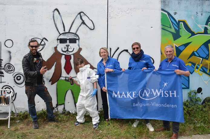 Graffiti doet Kobe (14) even alle zorgen vergeten over ...