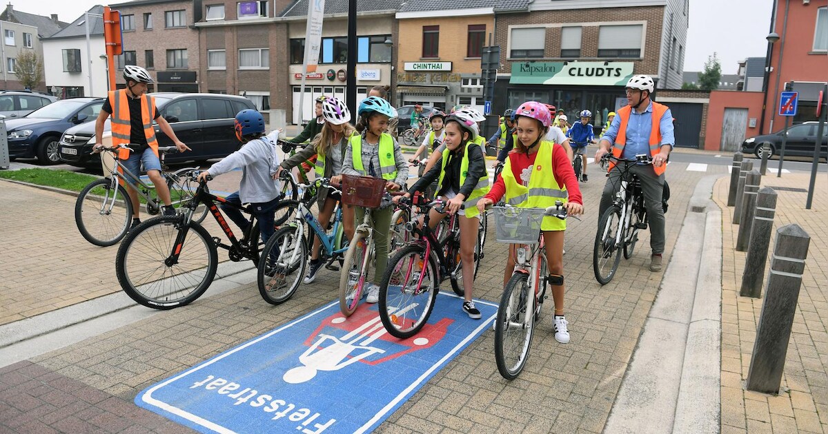 Twee nieuwe fietsstraten rond De Regenboog | Kortenberg | HLN.be