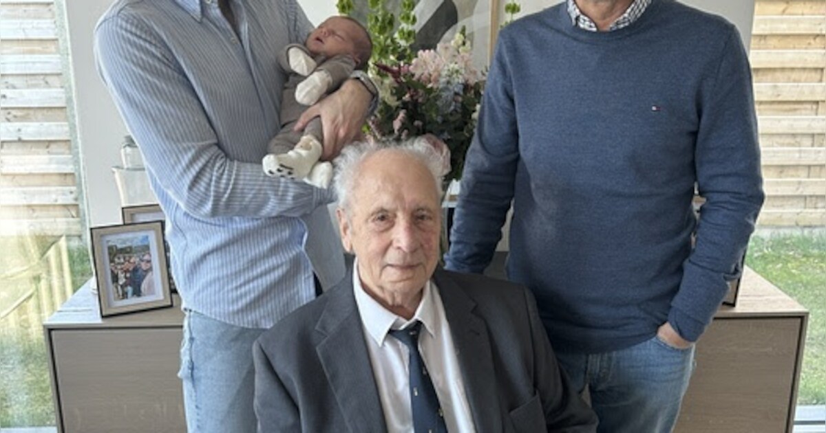 Baby Nicolas maakt viergeslacht in Brugge compleet | Brugge | hln.be