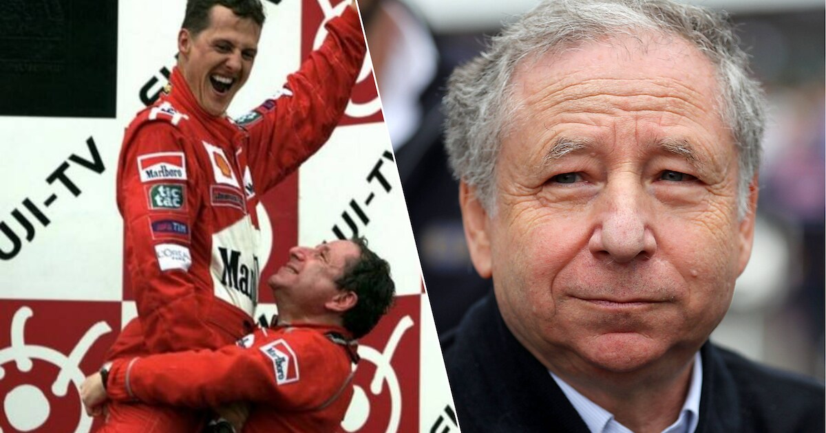 Eindelijk de apotheose: hoe dit iconische beeld van Jean Todt die ...