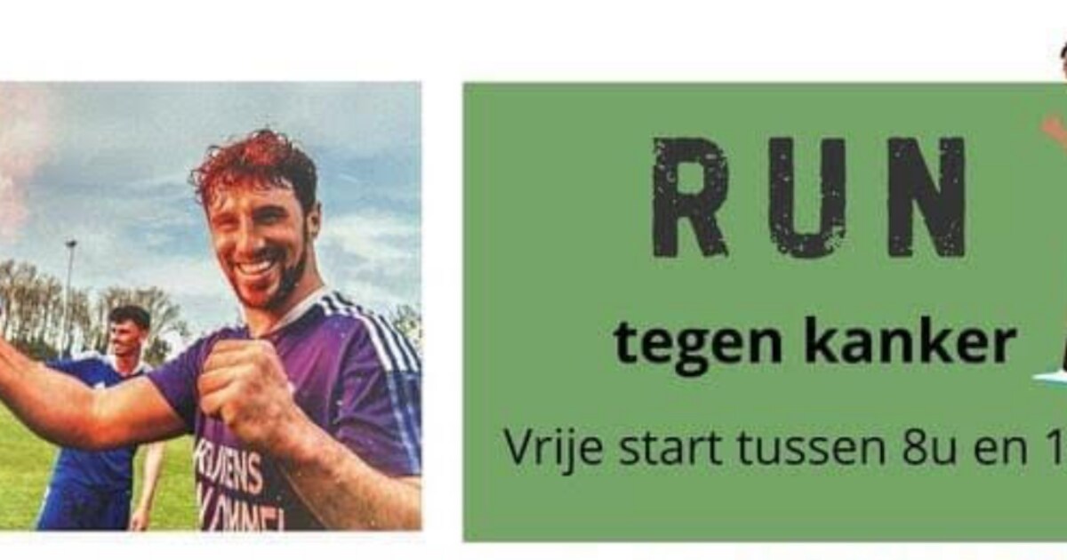 Benefiet voor Gregory Polino (28): loop of wandel mee tegen kanker ...