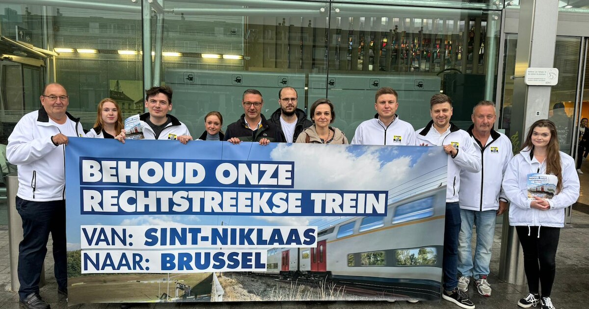 Actie voor behoud rechtstreekse trein naar Brussel: “Essentieel voor mobiliteit in onze regio ...