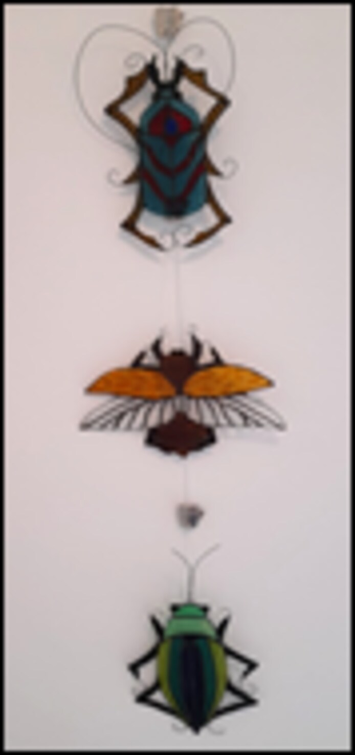 Elie Vandamme exposeert met kleindochters in DORP 16 | De Pinte | hln.be