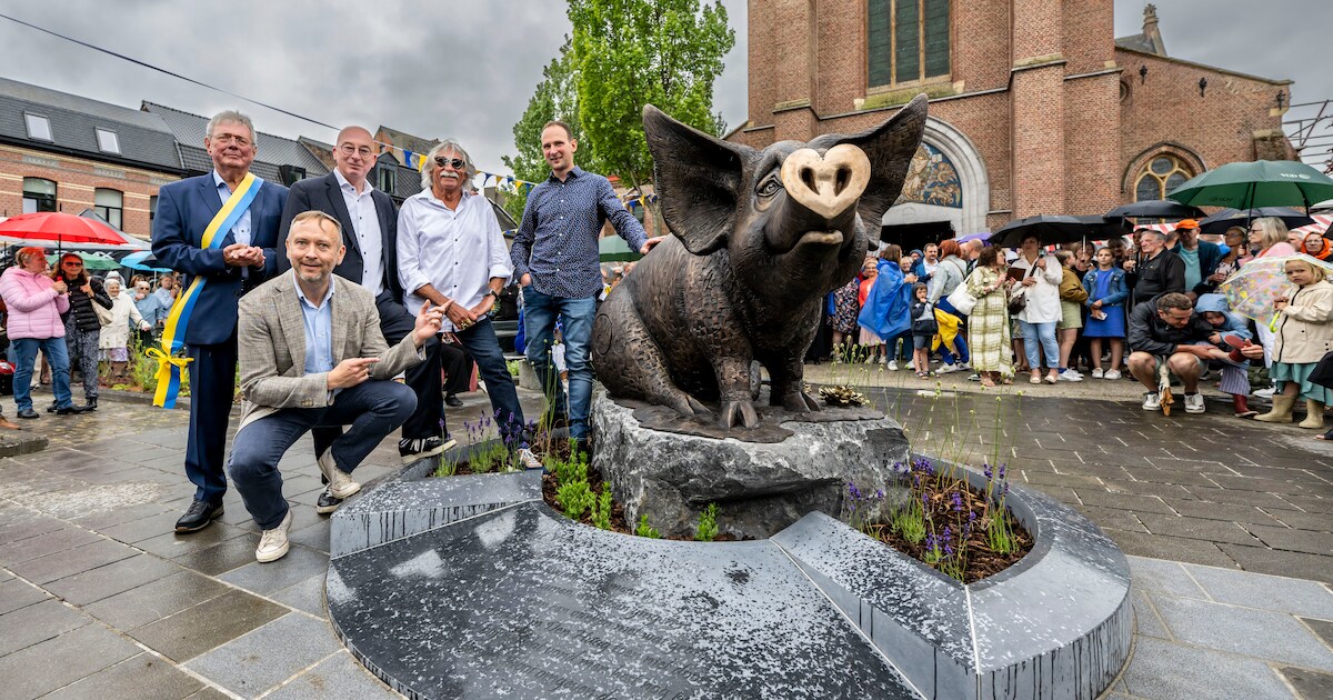 Een veirken voor Sint-Gillis: enthousiast onthaal voor nieuwe inwoner ...
