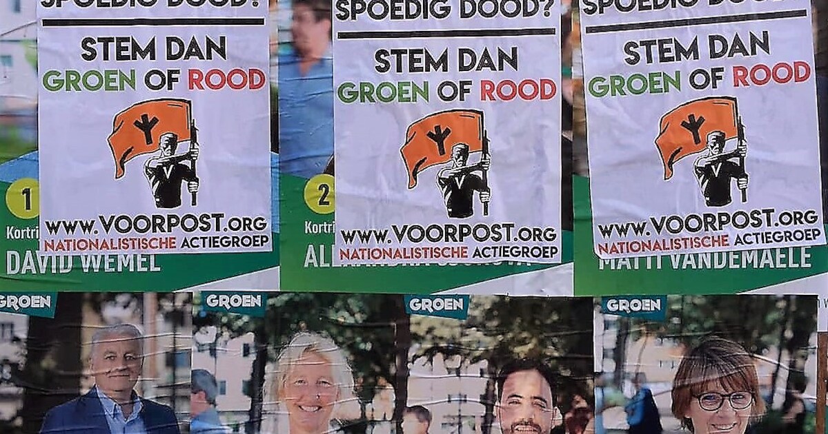 "Wil je de stad spoedig dood? Stem dan groen of rood": affiches van ...