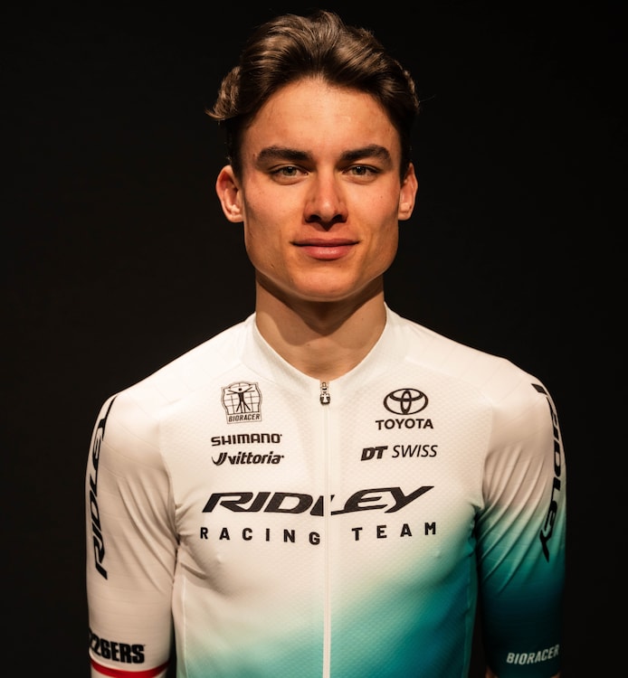 Aaron Van der Beken start bij het Ridley Racing Team nieuwe carrière ...