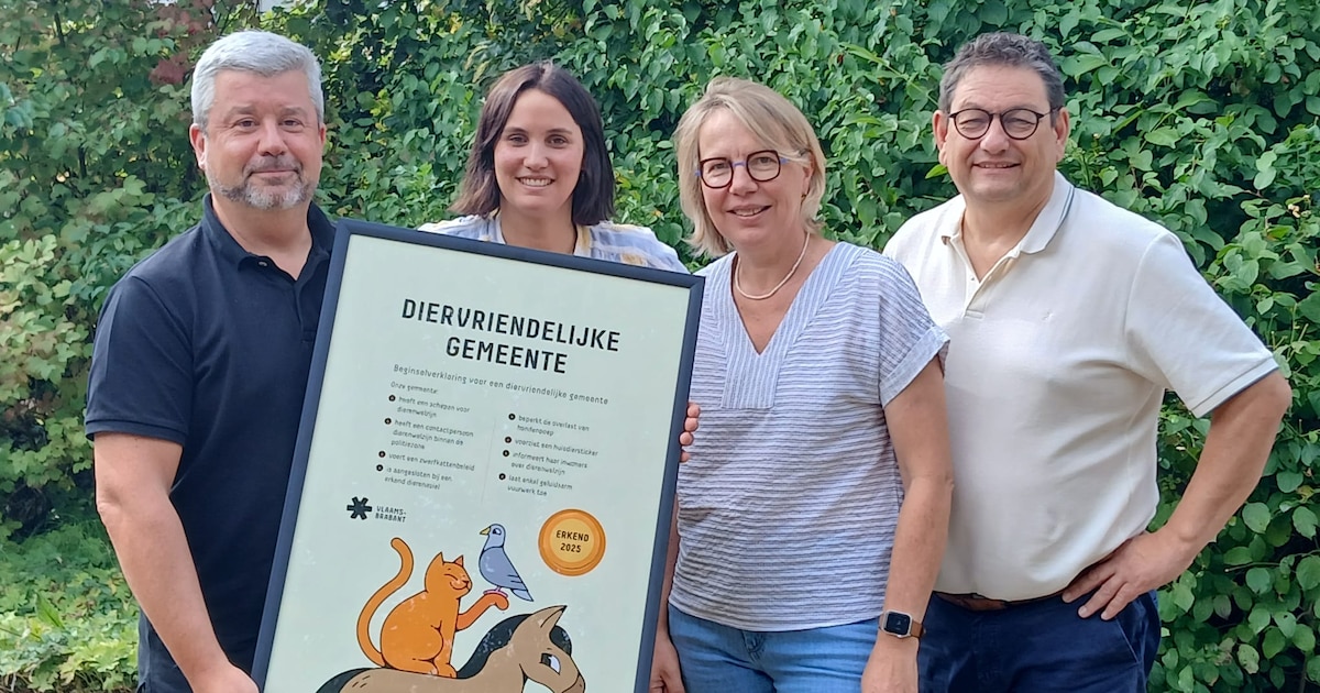 Pepingen mag zich opnieuw een diervriendelijke gemeente noemen ...