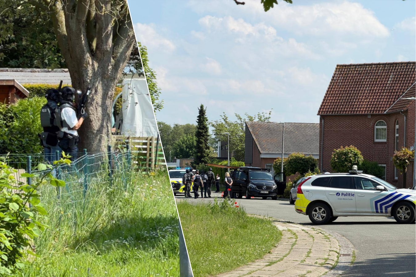 Speciale eenheden arresteren agressieve man na familieruzie in Lede ...