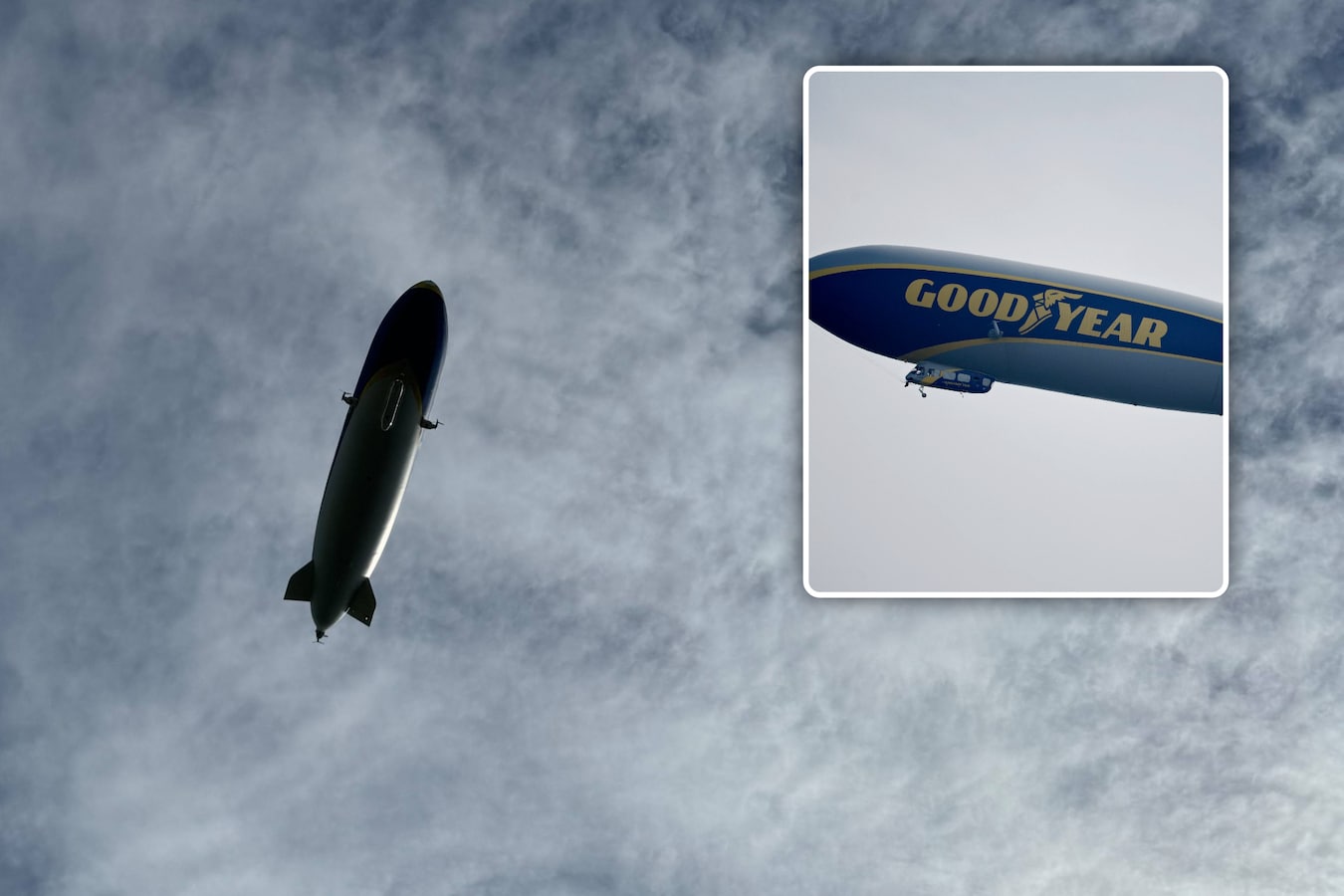 KIJK. Iconische Goodyear Blimp weer opgestegen in Grimbergen en gespot ...