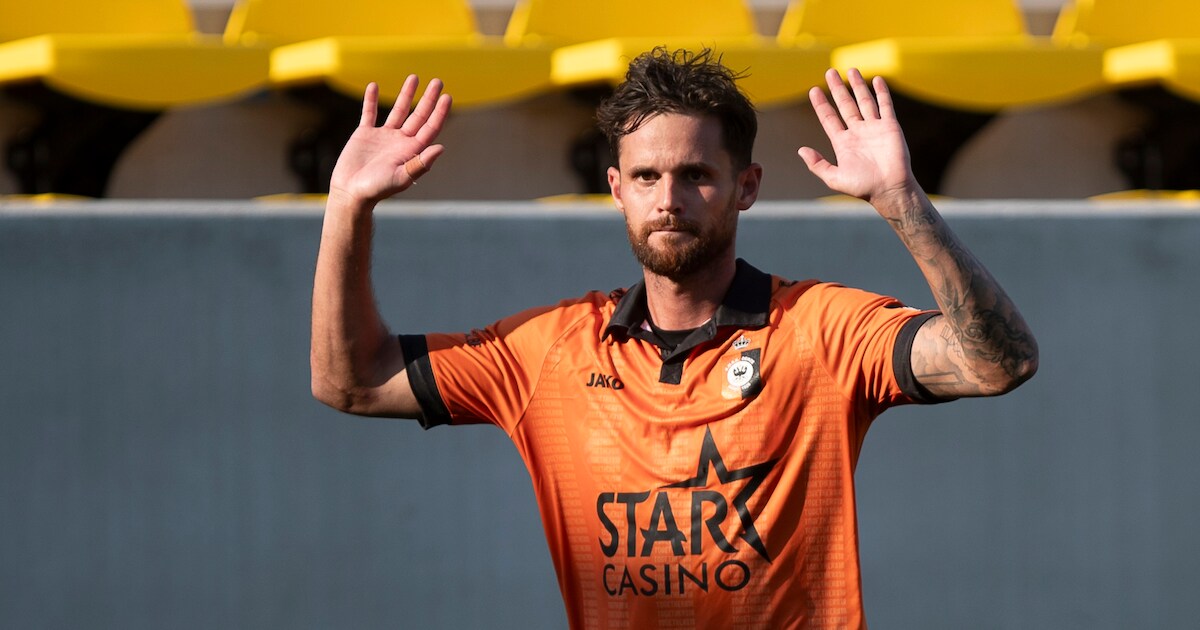 Thibaut Van Acker (SK Deinze) smeert ex-ploeg eerste verlies aan: “Cadeau voor aftrap apprecieer ...