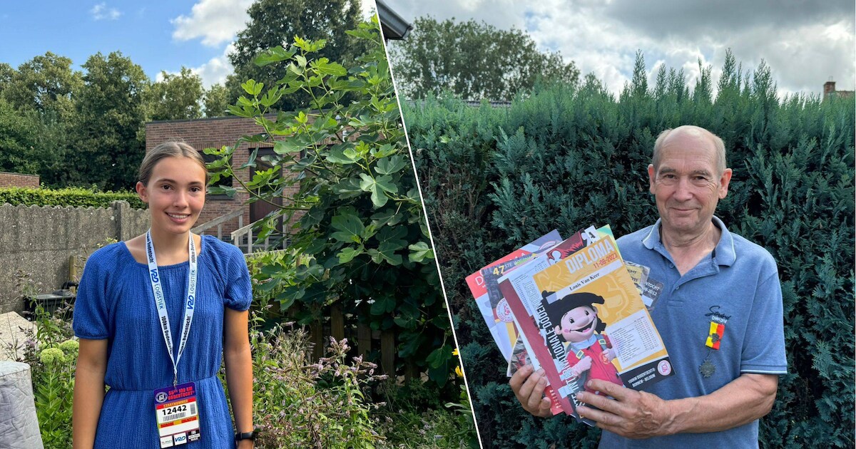 Line (15) en Louis (78) zijn jongste en oudste deelnemers uit Bornem ...