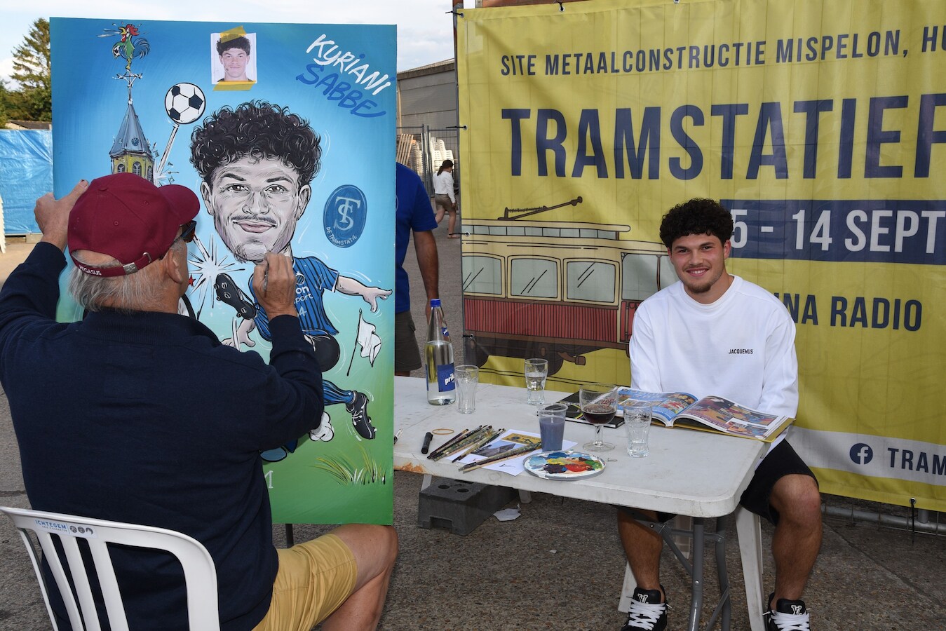 Uniek portret van Kyriani Sabbe wordt geveild ten voordele van vzw ...