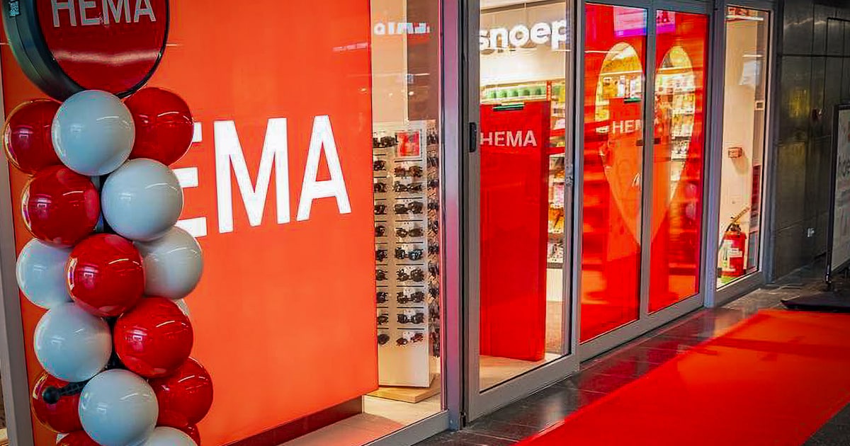 NET OPEN. HEMA opent compacte stationswinkel met zelfscans in Brugge ...