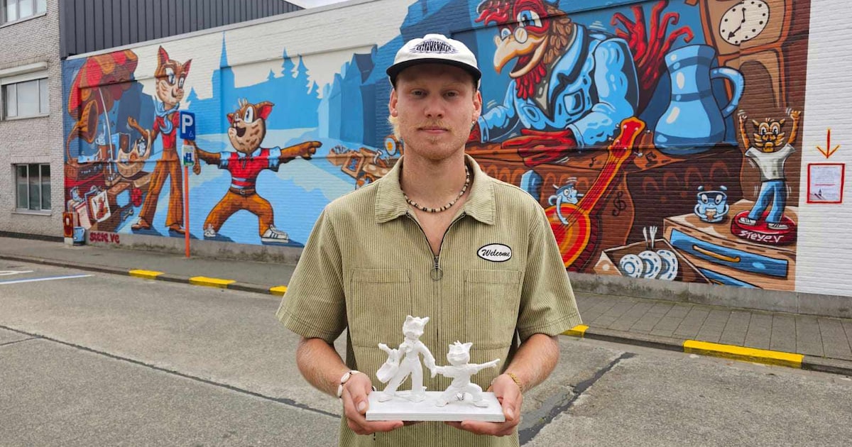 Steye (25) nam muur in Noordstraat onder handen voor ‘50 jaar Voddemet ...