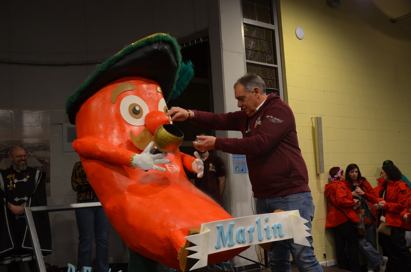 Wortel Marlin is eerbetoon aan overleden belleman Hans, zoon Tim ...