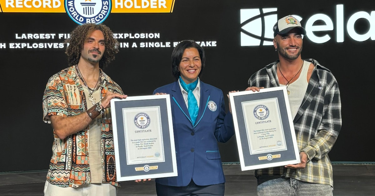 Adil El Arbi en Bilall Fallah verpulveren niet één, maar twee wereldrecords in hun nieuwste film ...