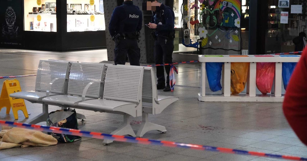Schokkende beelden tonen hoe man andere reiziger met “groot slagersmes ...