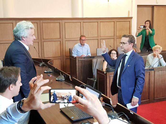 Nicolas Kuczynski (IC-GB) legt eed af als schepen: “Modernisering van ...