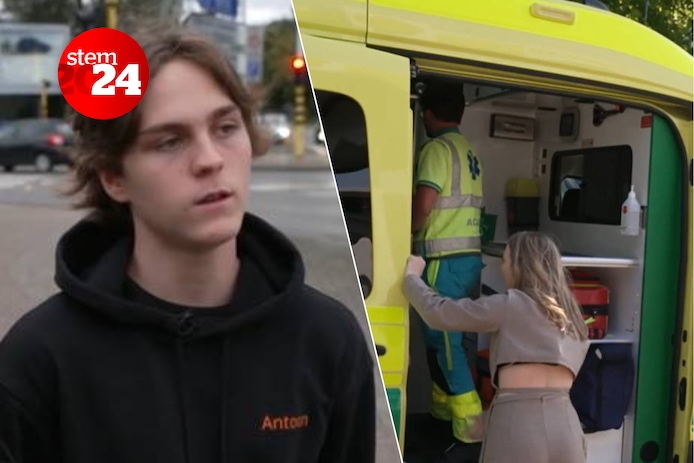 KIJK. VTM-journaliste Hannelore Simoens is getuige van ongeval tijdens ...