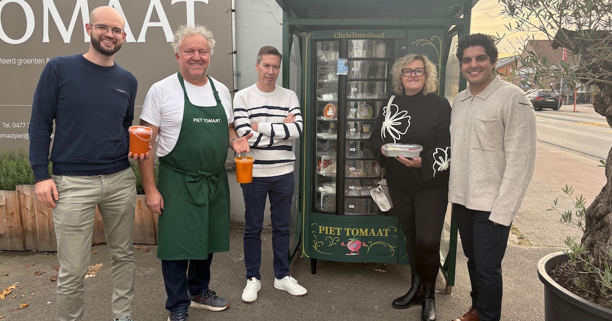 Handelaars plaatsen samen eerste ‘combomaat’ in Eke: “Hier maken de ...