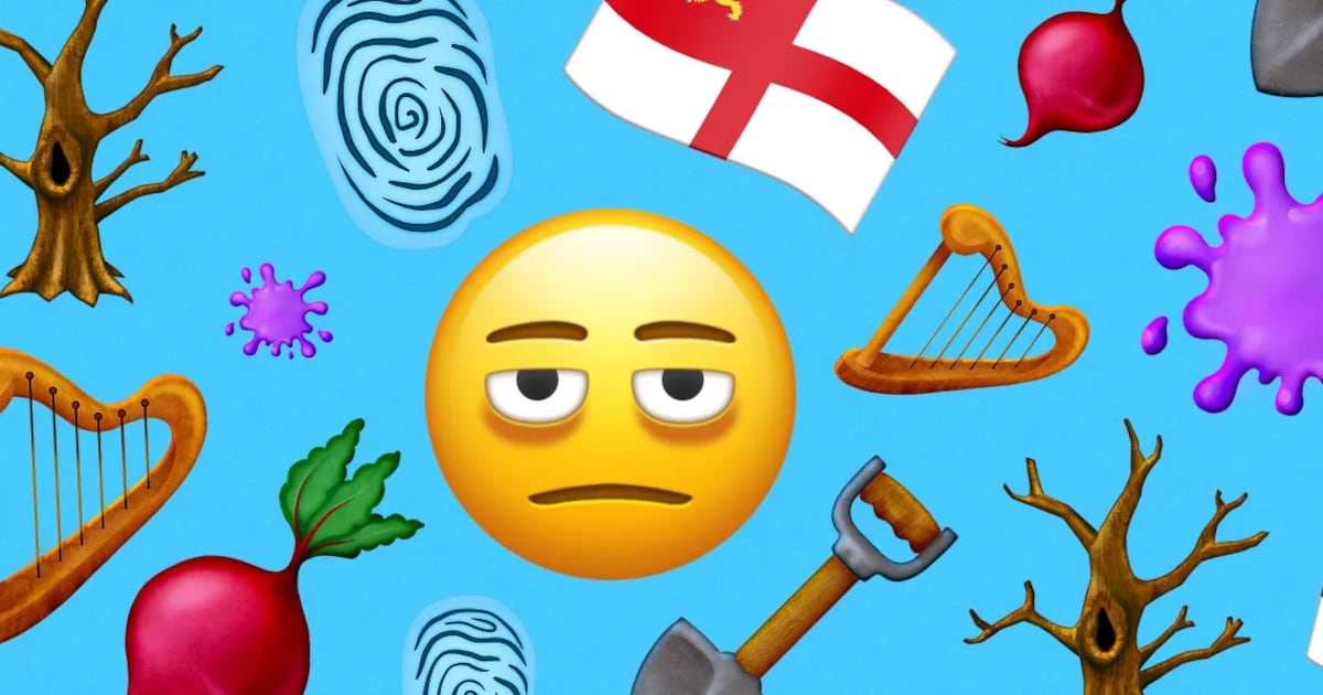 Je krijgt acht nieuwe emoji's op je telefoon, met één gezicht dat we ...