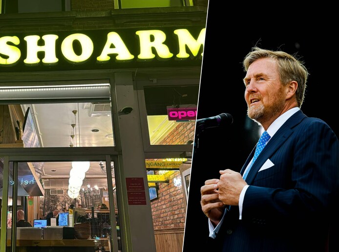 Plots staat koning Willem-Alexander in de rij voor een kapsalon: bij ...