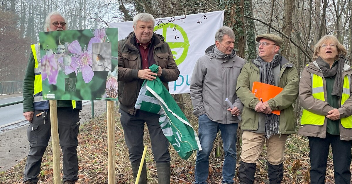 Natuurpunt Lennik onthult nieuw natuurgebied en nieuwe infoborden ...