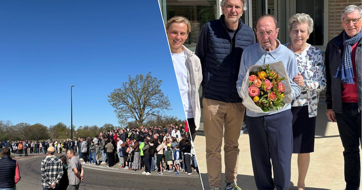 Duizendtal mensen op de been in Deurle, gemeentebestuur huldigt Walter ...