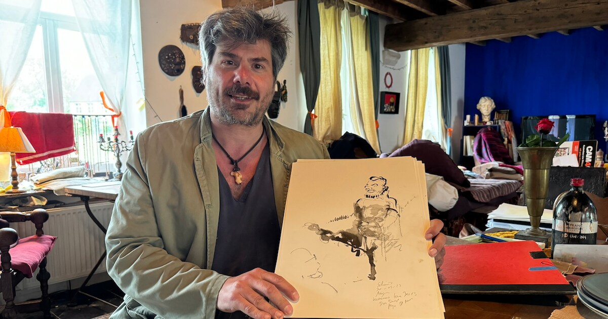 Kunstenaar Jan Scheirs (50) omarmt nieuwe woonplaats met expo en live ...