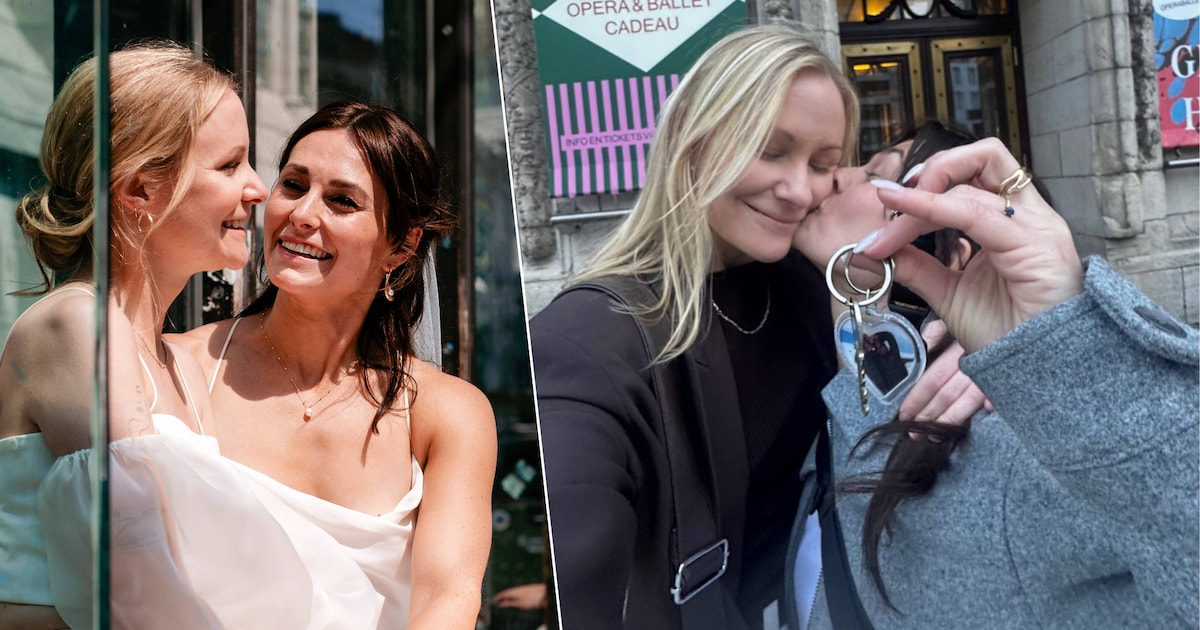 Paulien en Kim uit ‘Blind getrouwd’ gaan samenwonen in Antwerpen ...