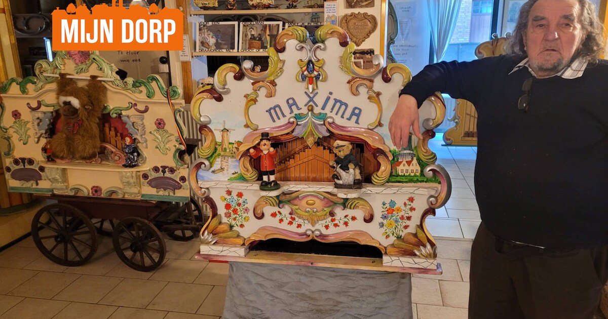 Het Voortkapel van Luc Peeters (85), uitbater van het draaiorgelmuseum ...