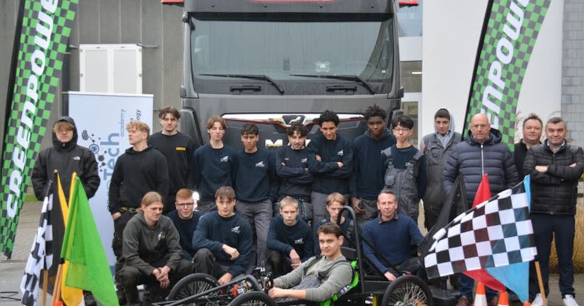 Leerlingen van weTech Academy bouwen groene racewagen | Sint-Niklaas ...