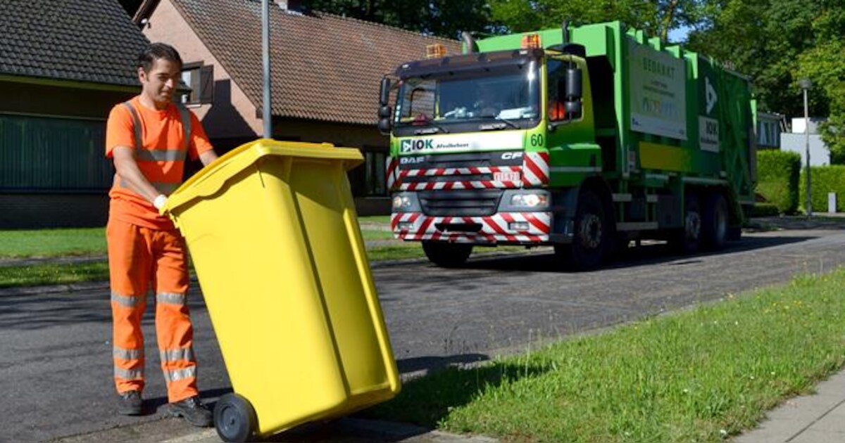 Gratis gele papiercontainer voor ieder gezin | Lille | HLN.be