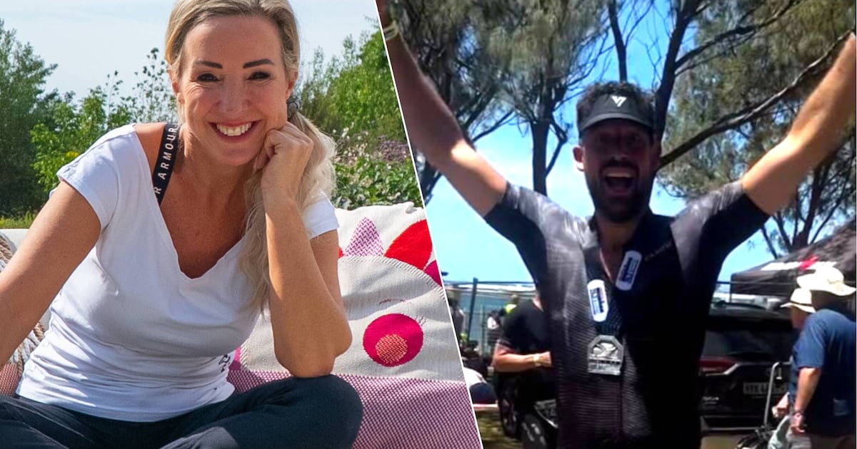 Kathleen Aerts apetrots op echtgenoot die (halve) Ironman uitloopt: “Ik ...